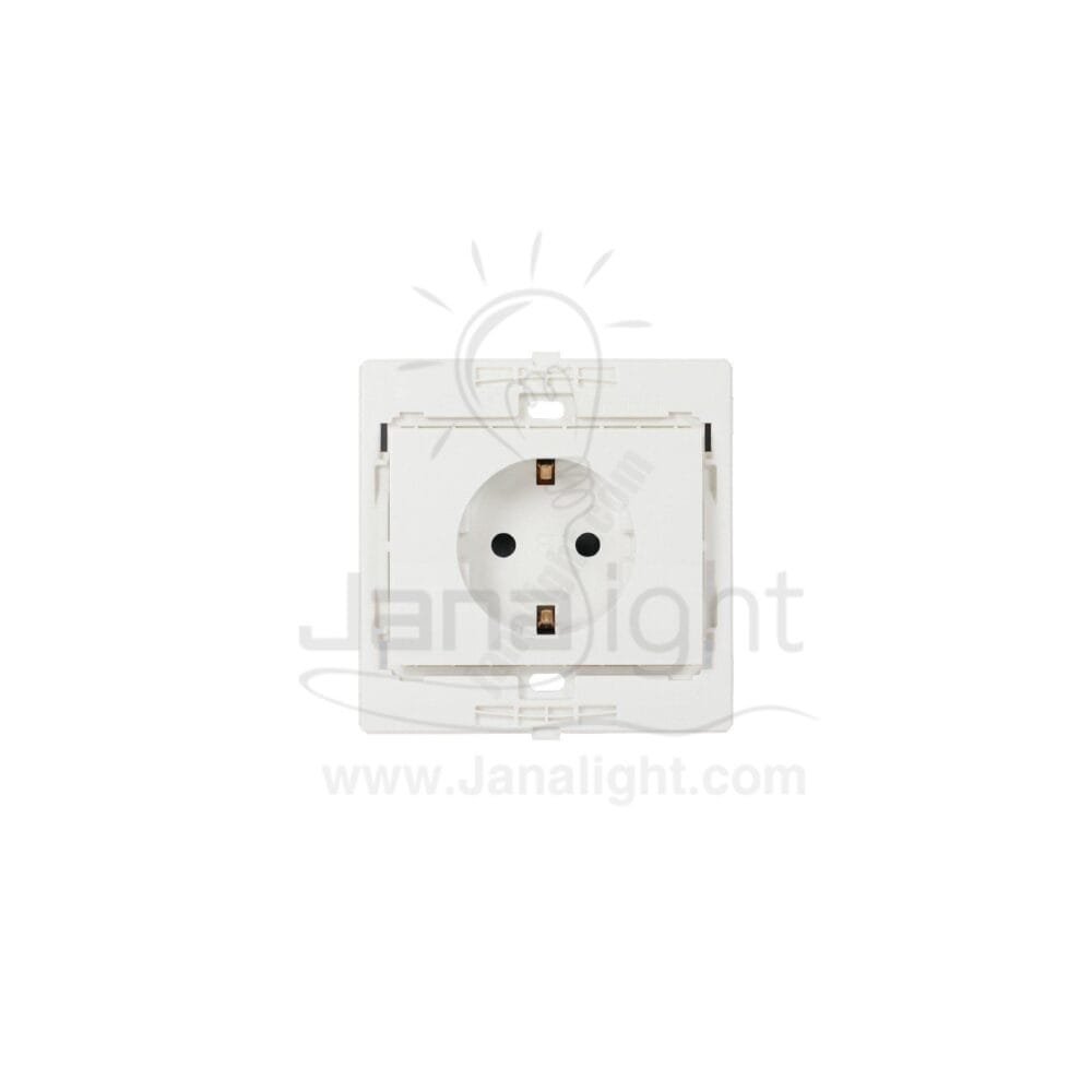 بريزة مجوفة 7x7 ساس ابيض - جنى لايت -JANA LIGHT